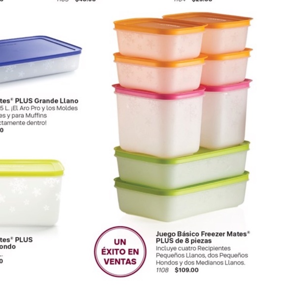 Tupperware | Kitchen | Freezer Mates Plus 8piece Starter Set | Poshmark